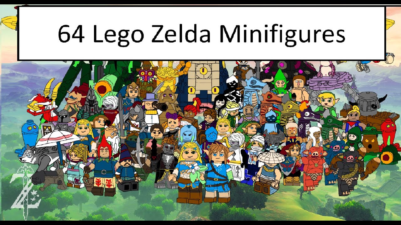 60+ custom Lego Zelda minifigures - YouTube