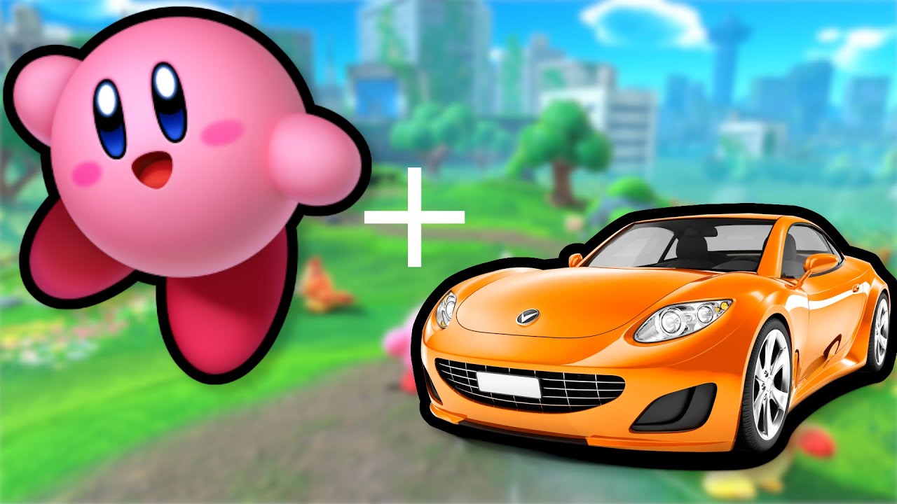kirby turned into a car! - YouTube