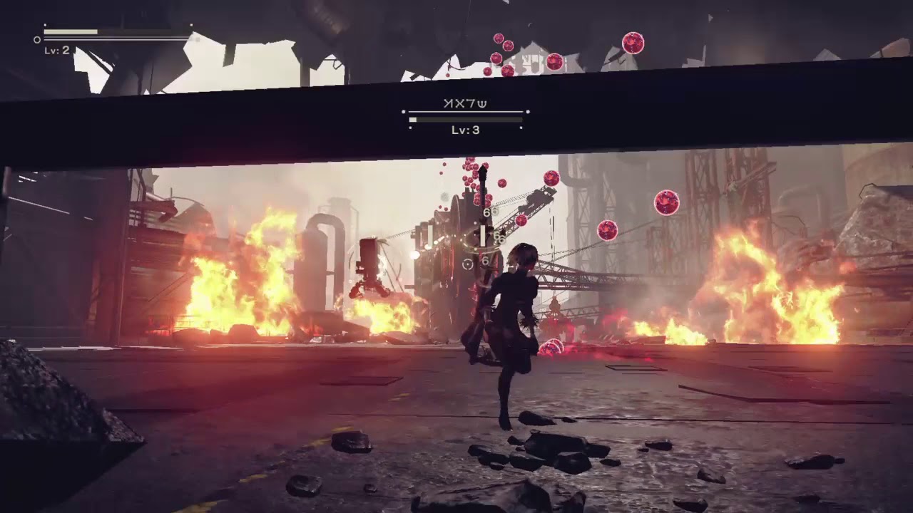 NieR:Automata Tutorial Stage: Who Needs a Save Point - YouTube