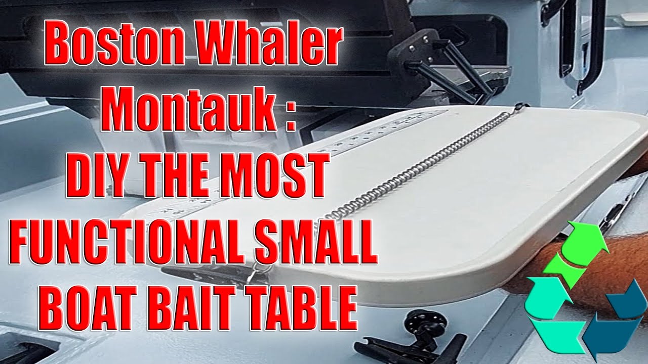 DIY Cheap, Functional Bait Prep Table from Recycled Materials Boston ...