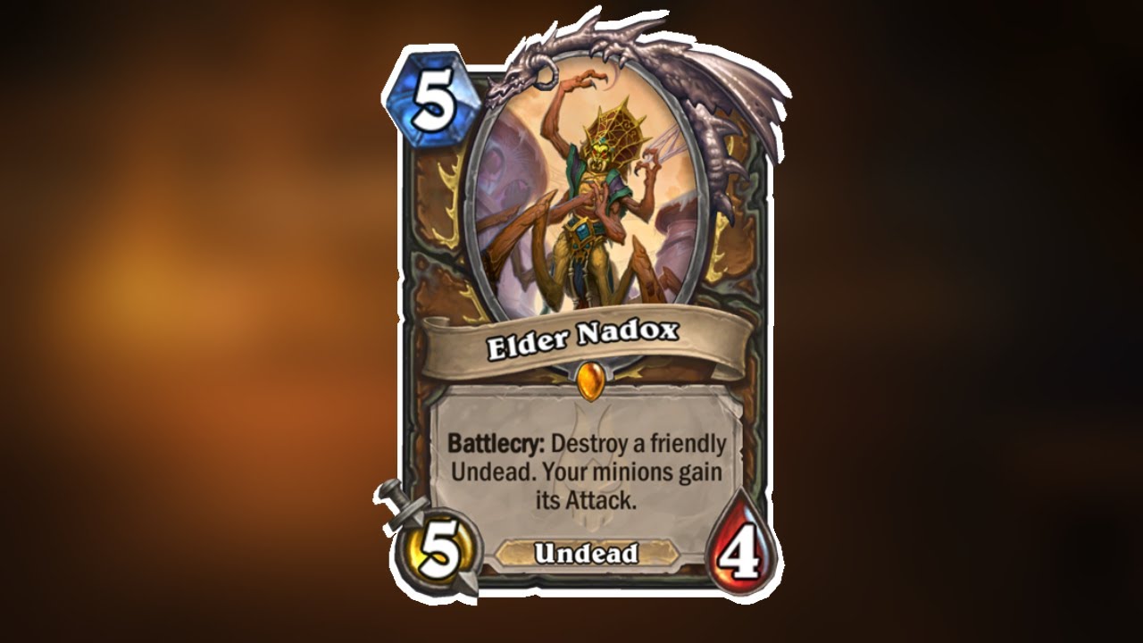 ELDER NADOX Is Good?! | Undead Druid | Hearthstone - YouTube