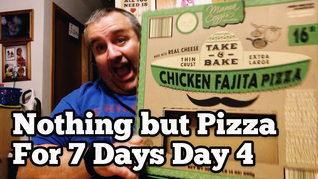 Nothing but Pizza for 7 Days - Day 4 (2018) | Aldi Chicken Fajita Pizza ...