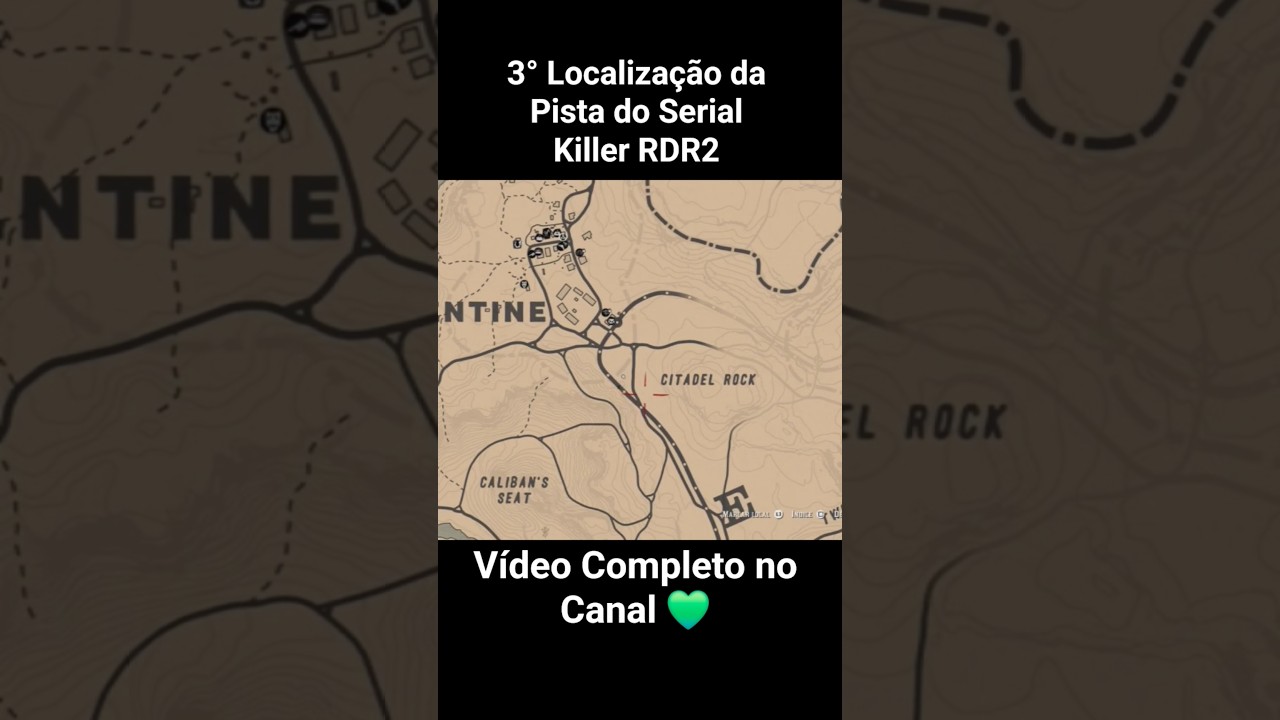 3° Localização da Pista do Serial Killer RDR2- #reddead #gameplay # ...
