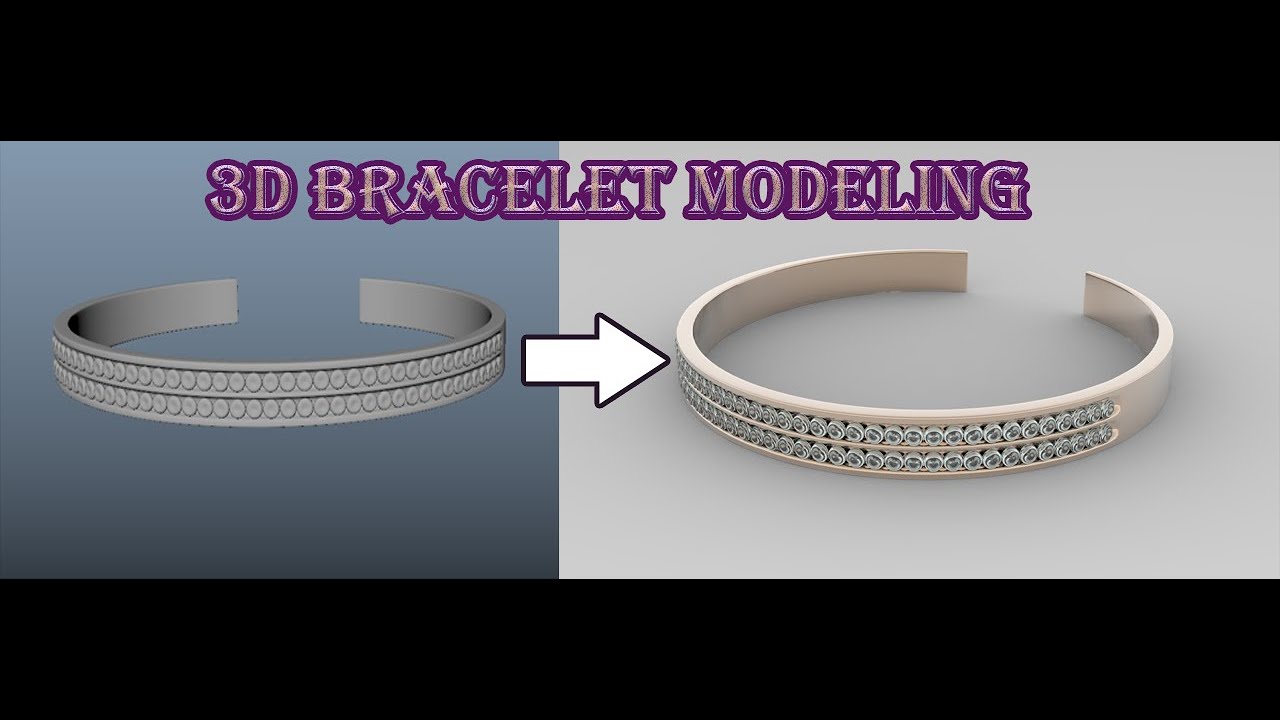 how to Bracelet Modeling in maya! Bracelet Modeling in maya! Jewellery ...