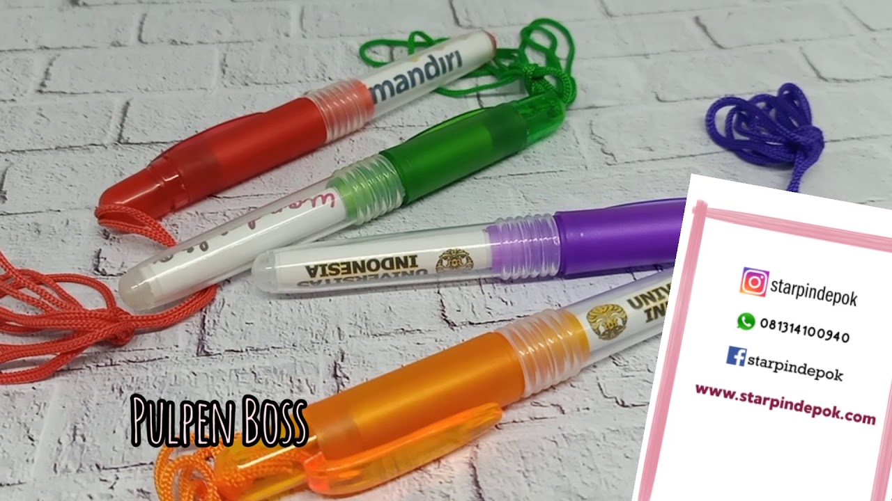 Pulpen Boss | Produk Starpin - YouTube