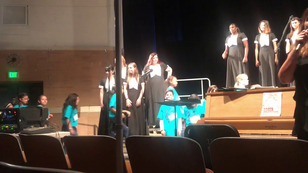 Traylor academy at jfk high school concert - YouTube