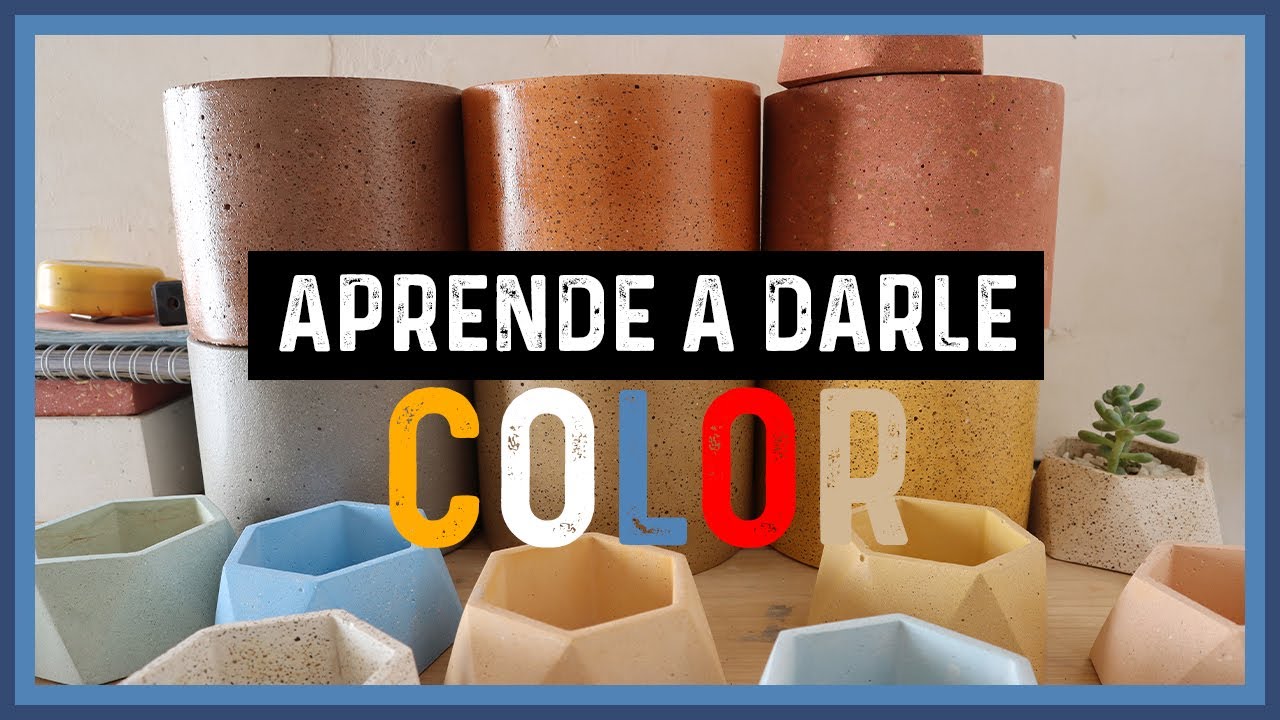 como darle color al cemento, terrazo y yeso / las mejores marcas de ...