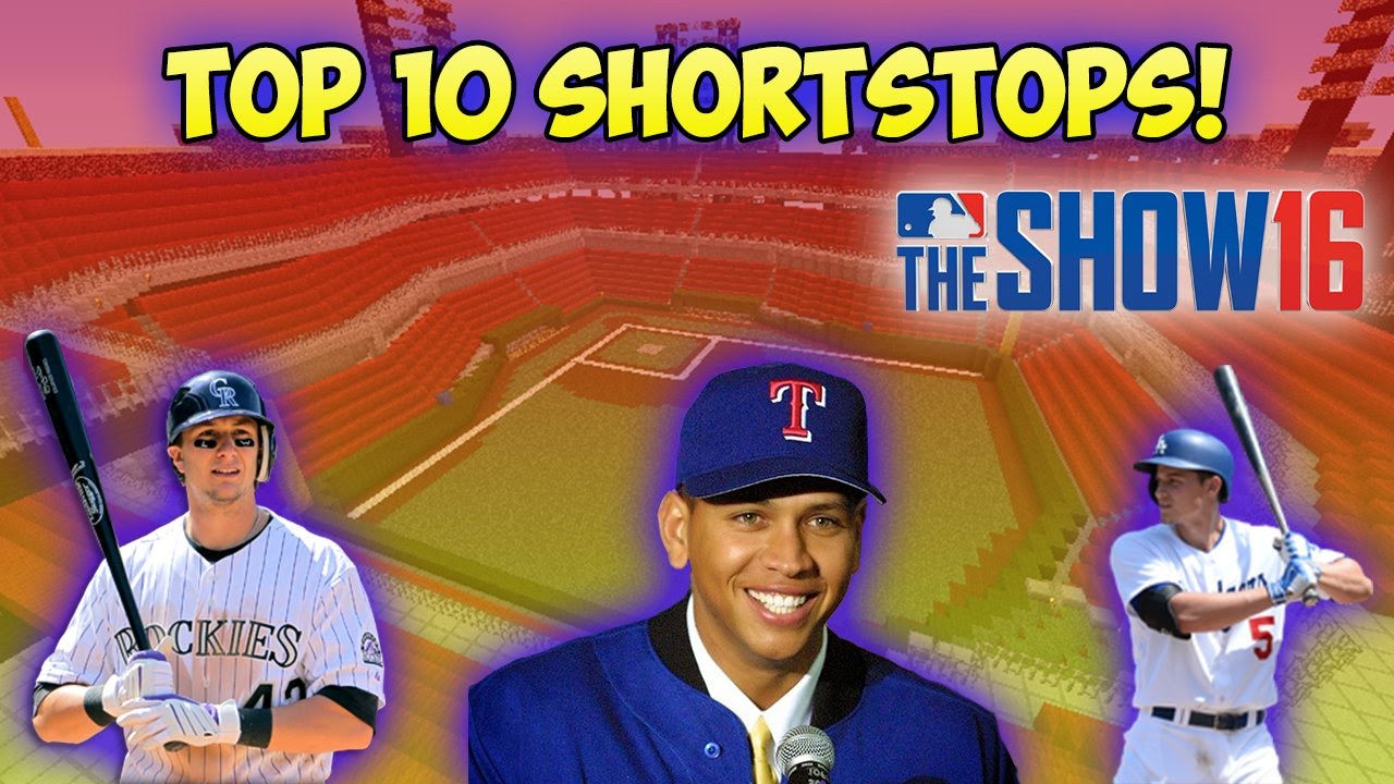 MLB The Show 16: Top 10 Shortstops - YouTube