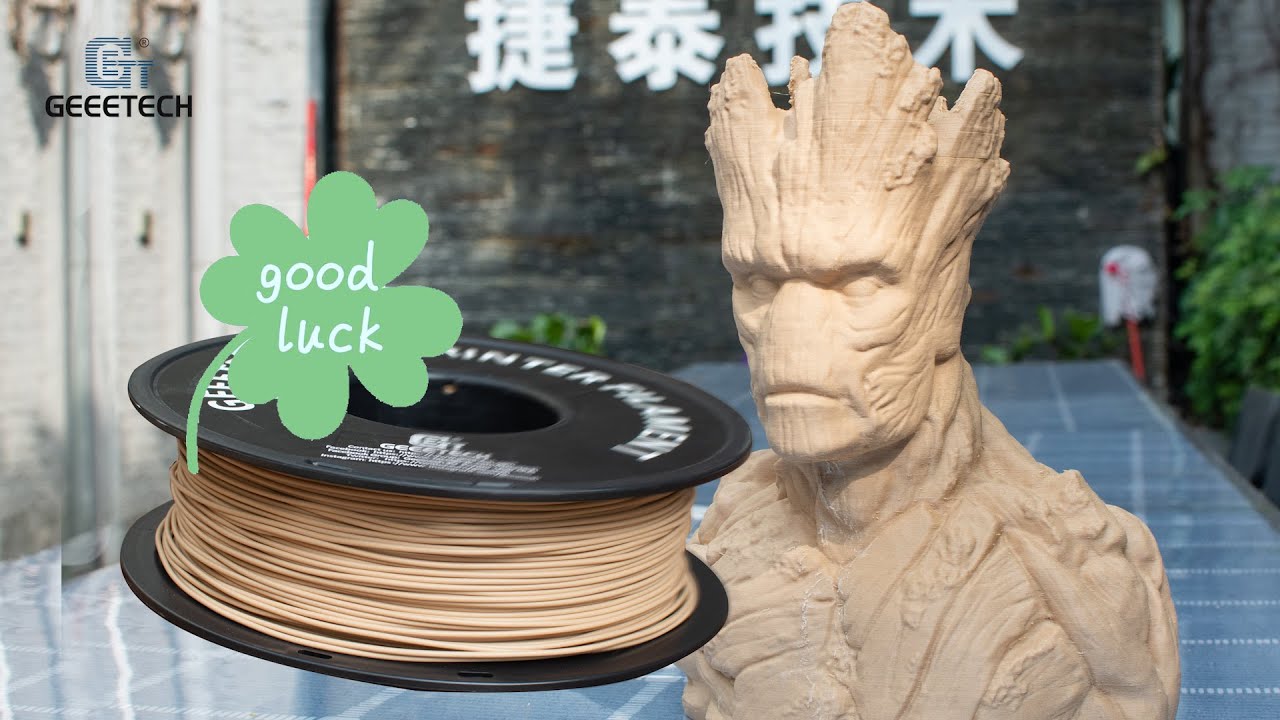 A Highly Recommended Filament | Wood Filament | PRINTED GROOT - YouTube