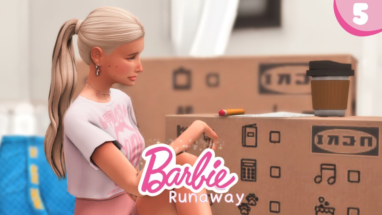 📦 Barbie emmenage avec sa BFF 💓 | BARBIE RUNAWAY 🩵 EP.5 | SIMS 4 - YouTube