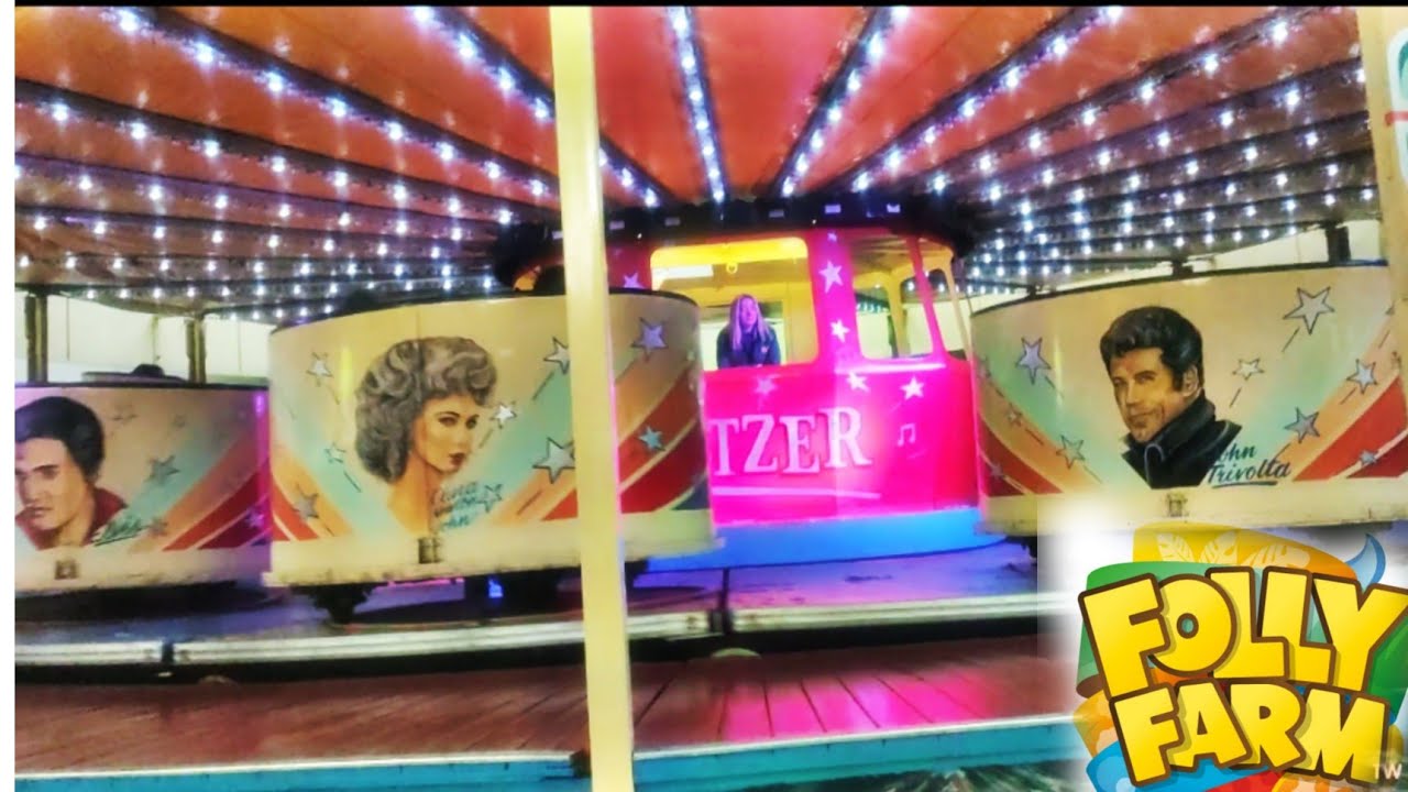 The Waltzer Rock ‘n Roll theme ride Folly Farm vintage fairground ride ...