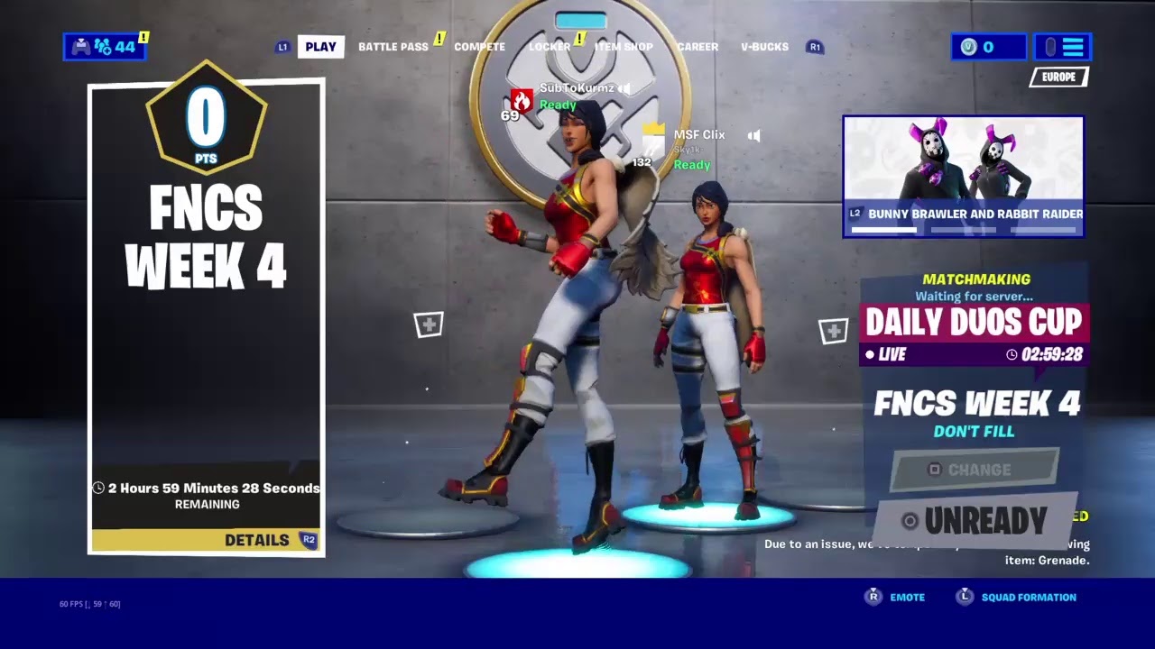 FNCS Live With MSF Clix EU - YouTube