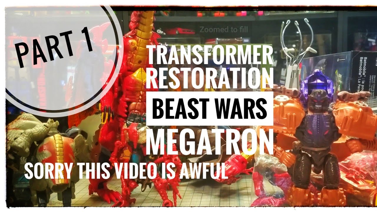 transformers restoration/repair beast wars megatron part 1 sorry the ...