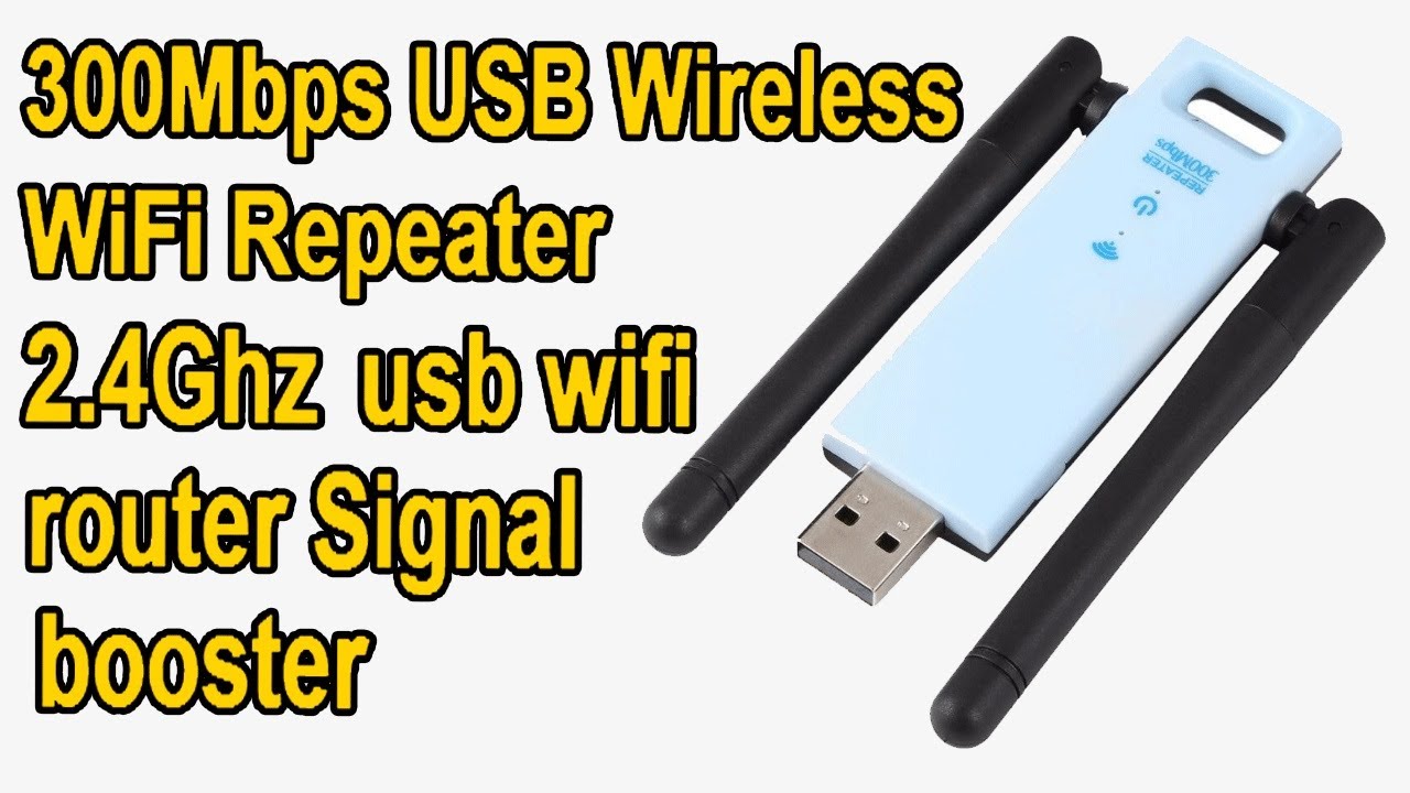 300Mbps USB Wireless WiFi Repeater 2 4Ghz usb wifi router Signal ...