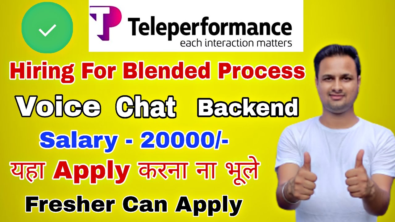 Teleperformance Hiring For Customer Support Executive|| Fresher Can Apply || Bpo Job In Gurgaon ...