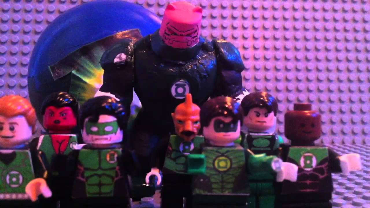 Lego custom green lantern core review - YouTube