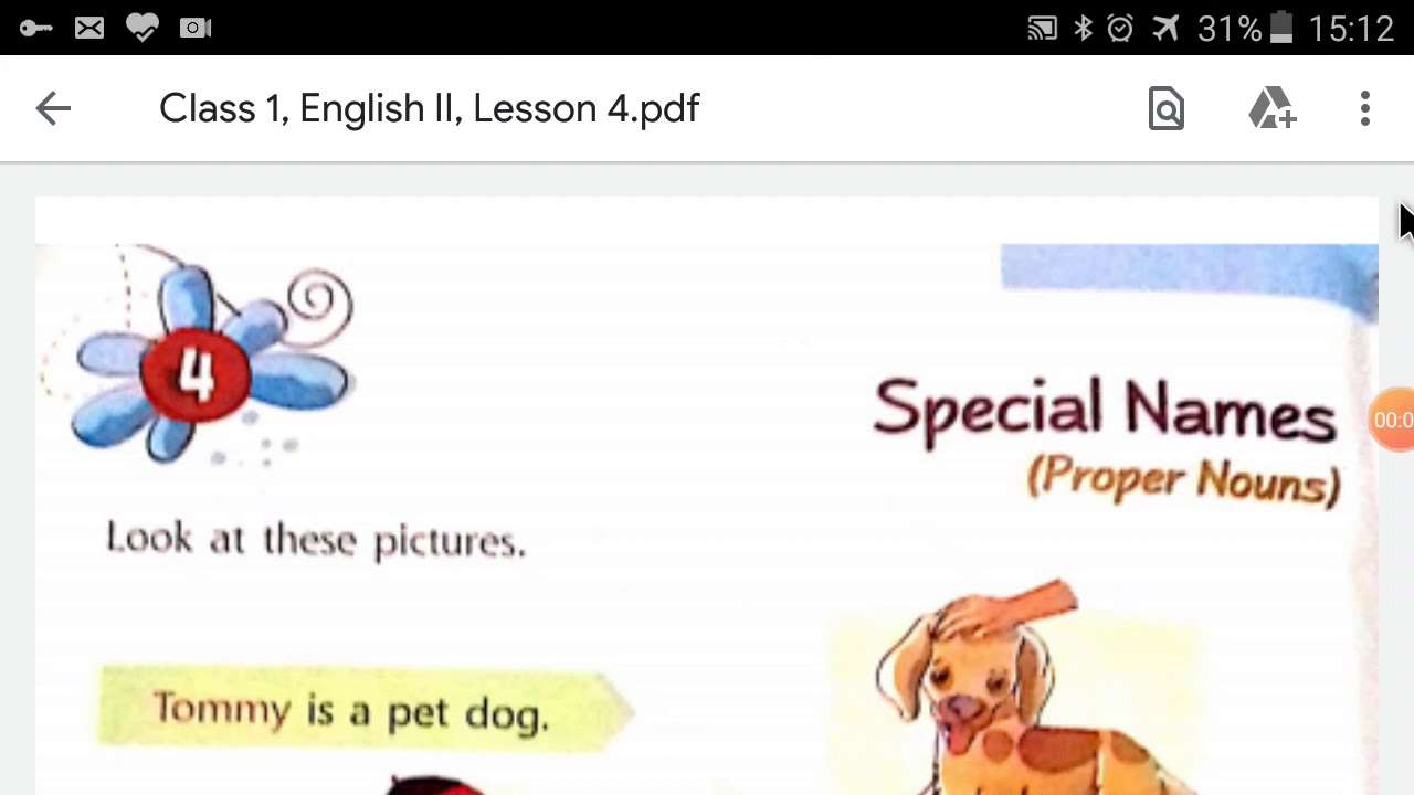 Special Names (Proper Noun), Class 1, English II, Lesson 4, With Mr ...