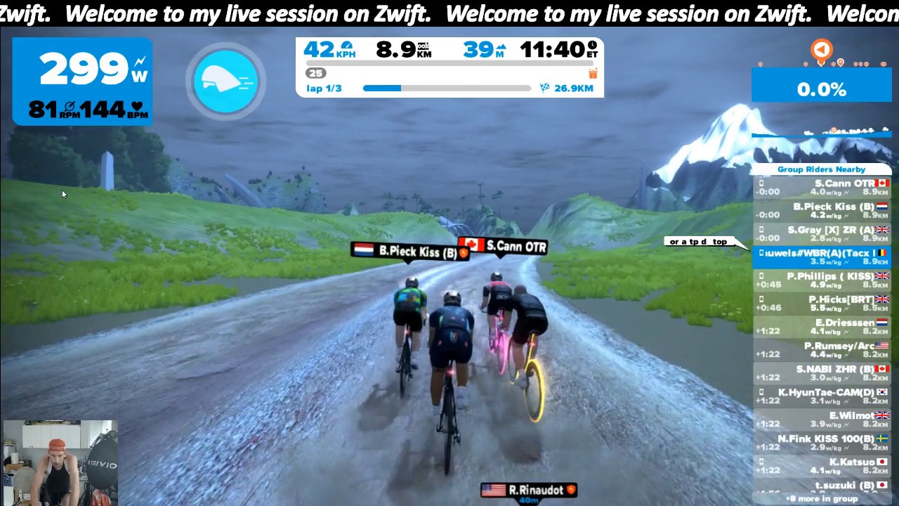 Zwift Volcano Race (23.1 mi 37.2 km) - YouTube