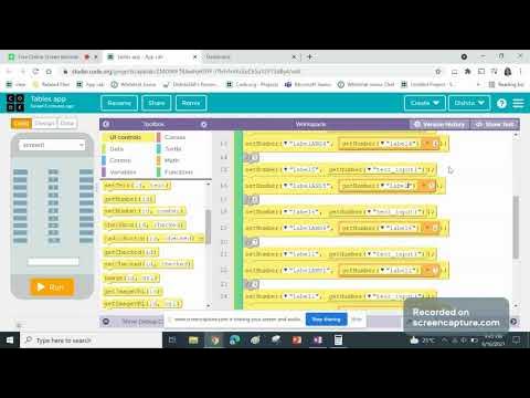 How to make a Tables app | App Lab | Code.org - YouTube