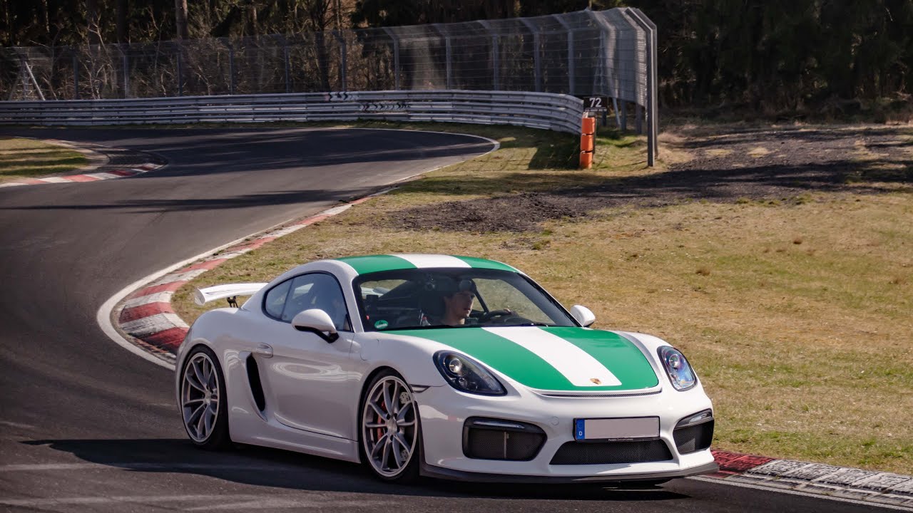 Porsche Cayman 981 GT4 a relaxed lap around the Nürburgring! [5K ...