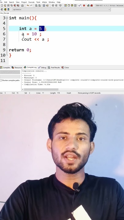 Assignments operators why we use #education #cplusplus #cppforbeginners - YouTube