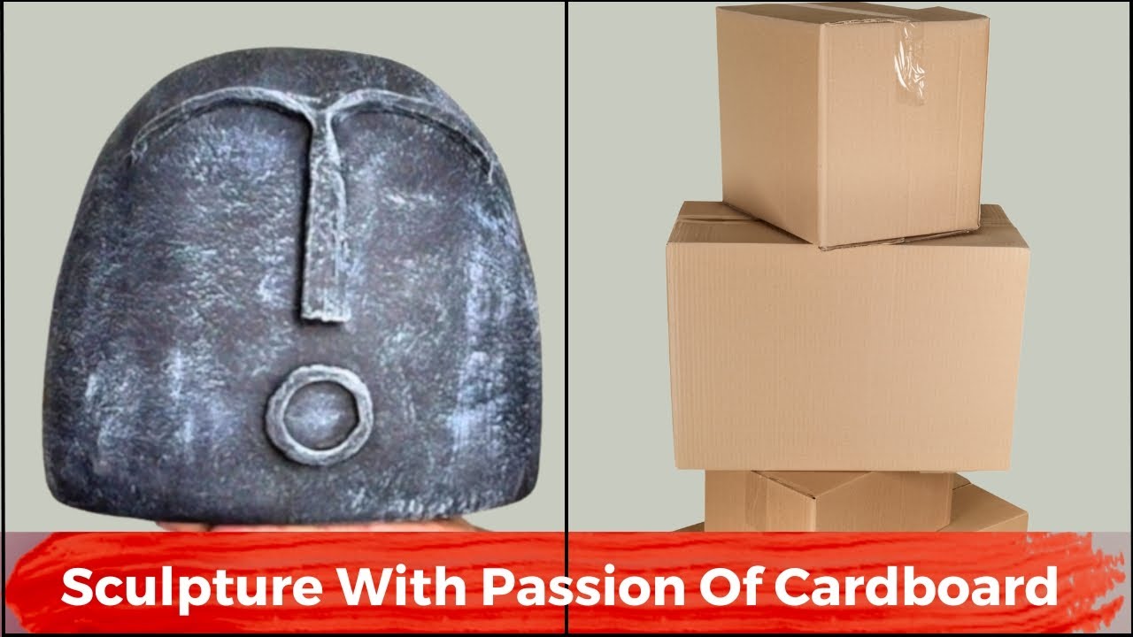DIY Cardboard Sculpture – Easy Handmade Art for Beginners! - YouTube