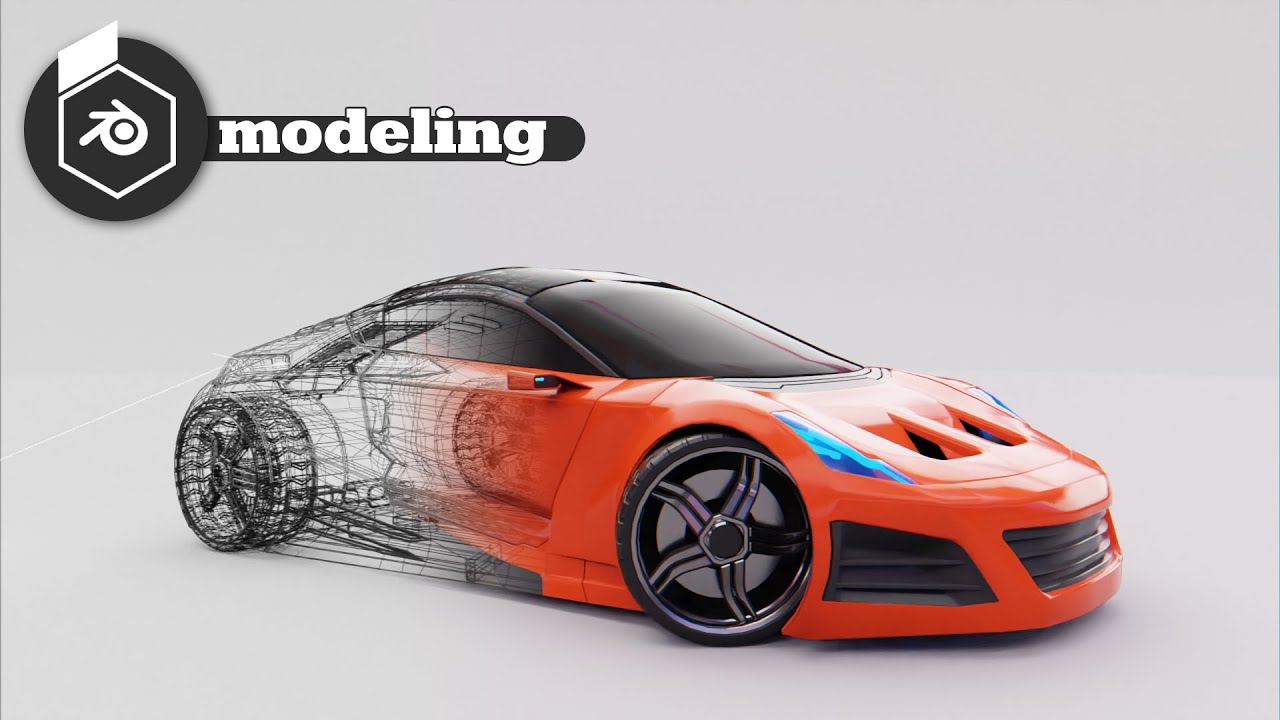 Blender 3 0 sport car tutorial free download - YouTube