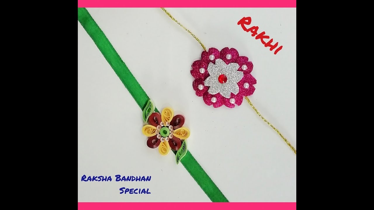 DIY- Rakhi, Rakhi Making, Rakhi for Brother, Rakhi for Rakaha Bandhan ...