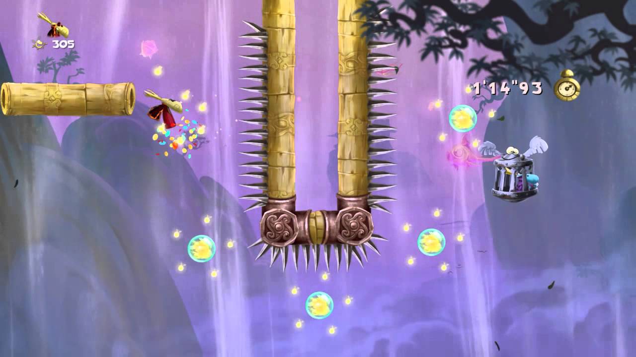 [Rayman Legends] Sauve Ursula : Le dojo du ninja ★★★ - YouTube