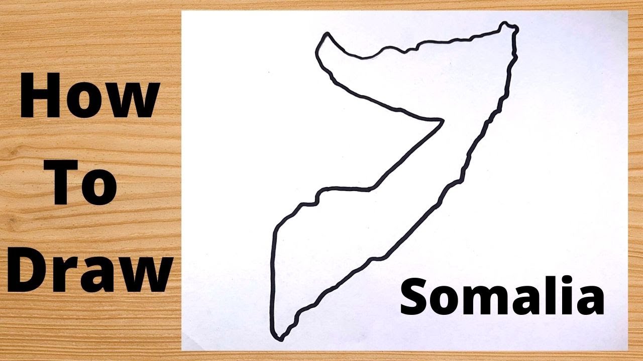 How to Draw Somalia - YouTube
