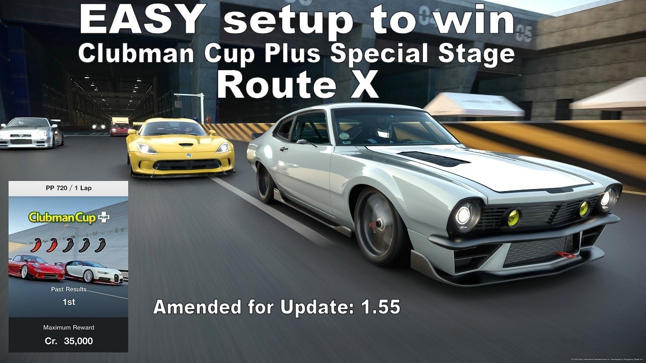GT7 Clubman Cup Plus Route X EASIEST & CHEAPEST setup to win (update 1. ...