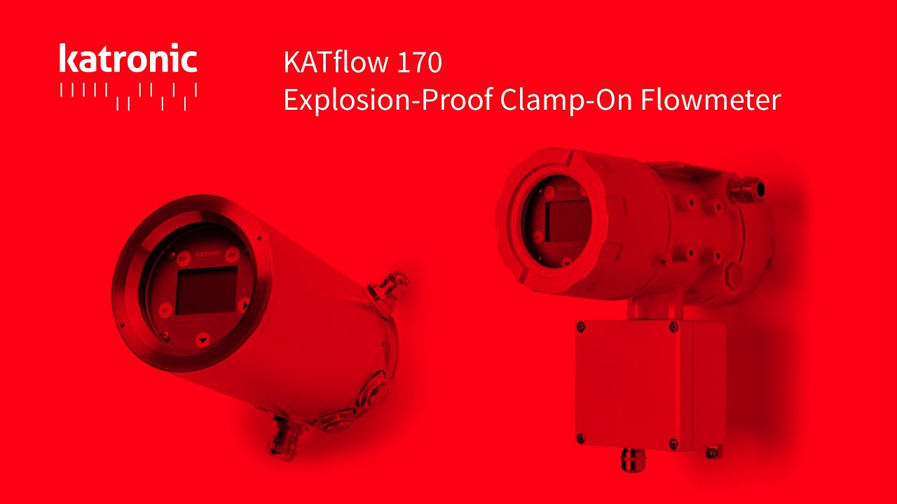 KATflow 170 Explosion-Proof Clamp-On Ultrasonic Flowmeter from Katronic ...