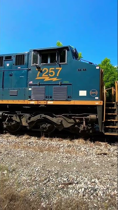CSX Empty Ballast Train W089-18 Tied Down in Brunswick, MD! - YouTube