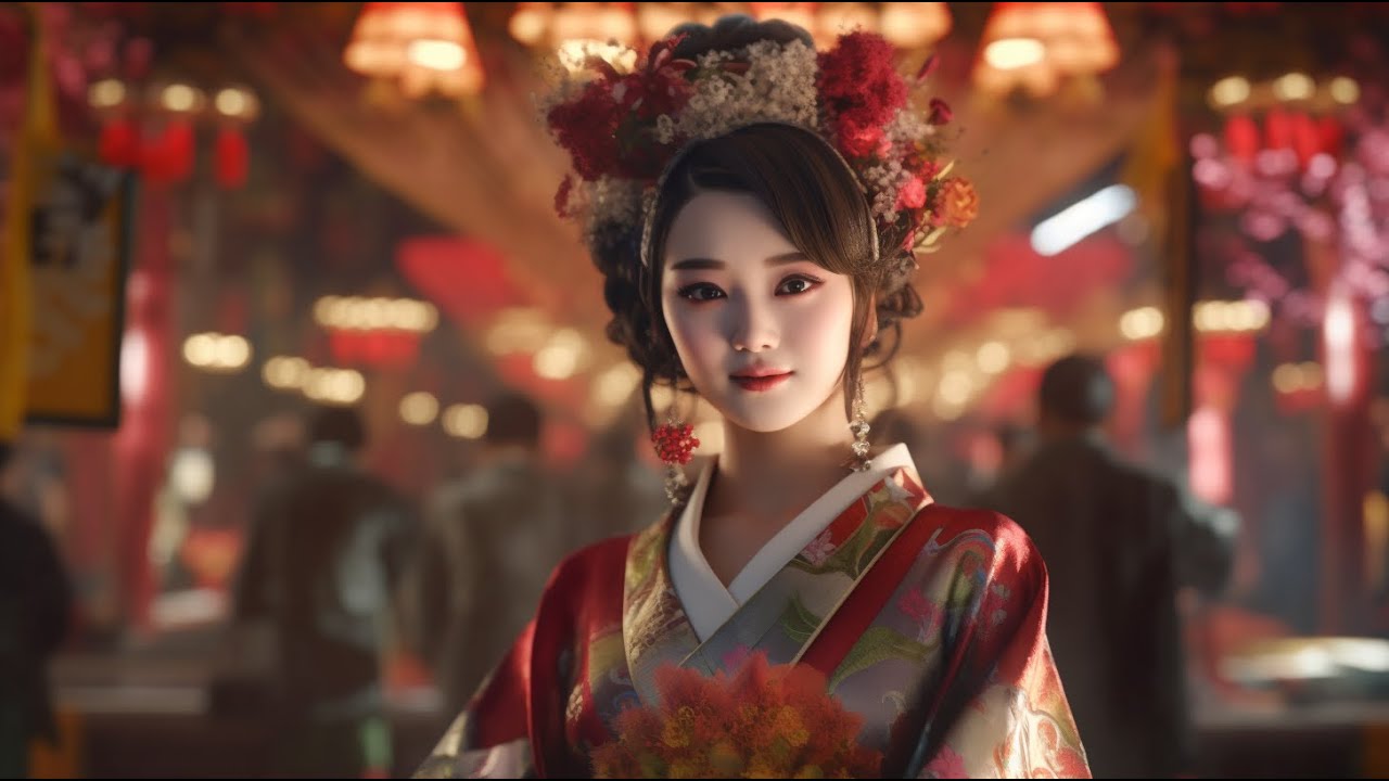 #aiart Japanese Beautiful Traditional Models | Midjourney Art | AI ...