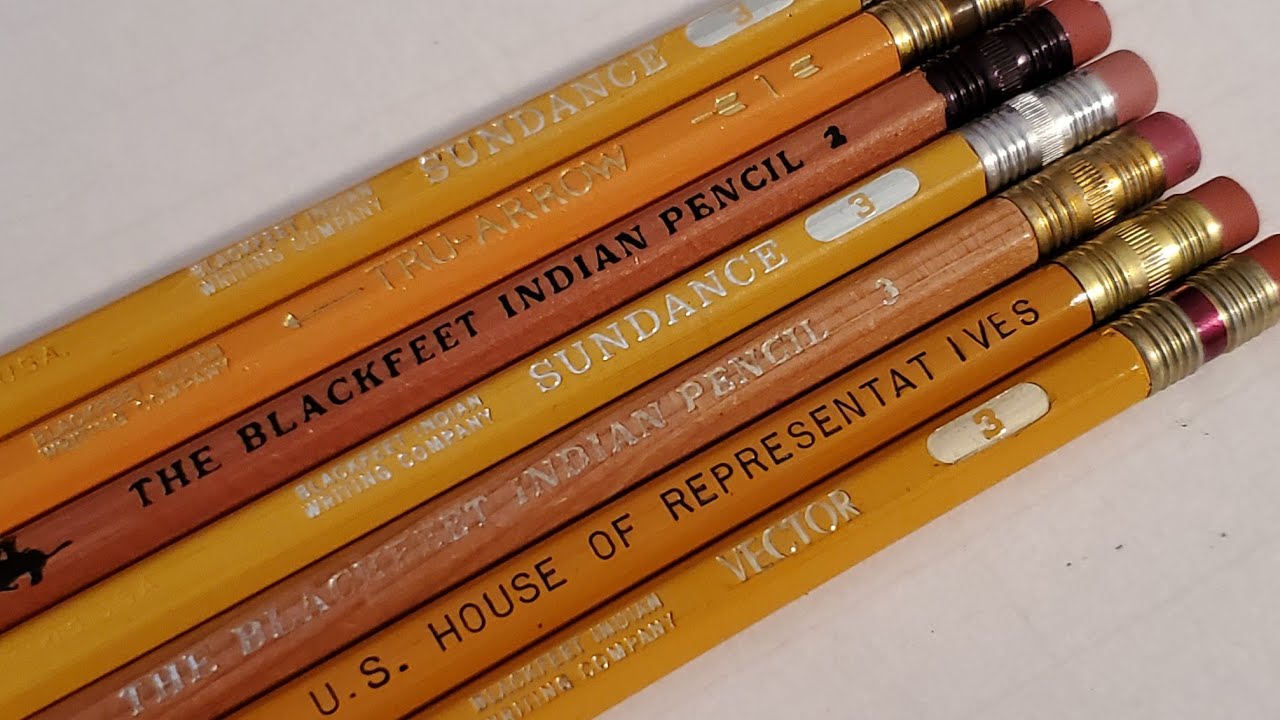 Blackfeet Indian Writing Company: More Vintage Pencils from My ...