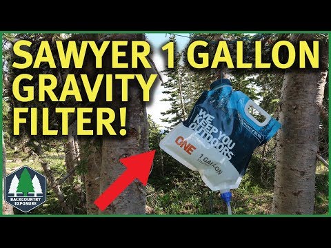 Sawyer 1 Gallon Gravity Filter System | Only 8.3 Ounces!