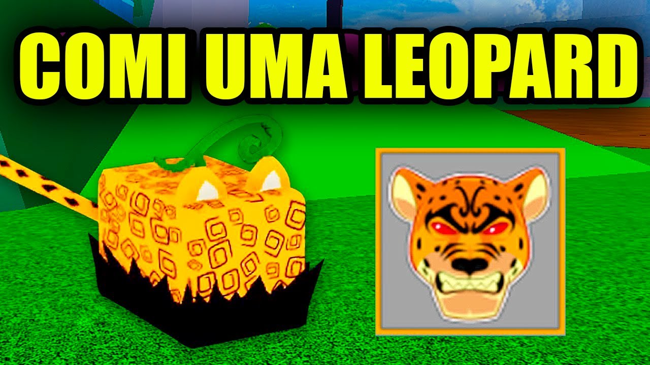 FRUTA LEOPARD em BLOX FRUITS | COMI e consgui FICAR NERFADO - YouTube