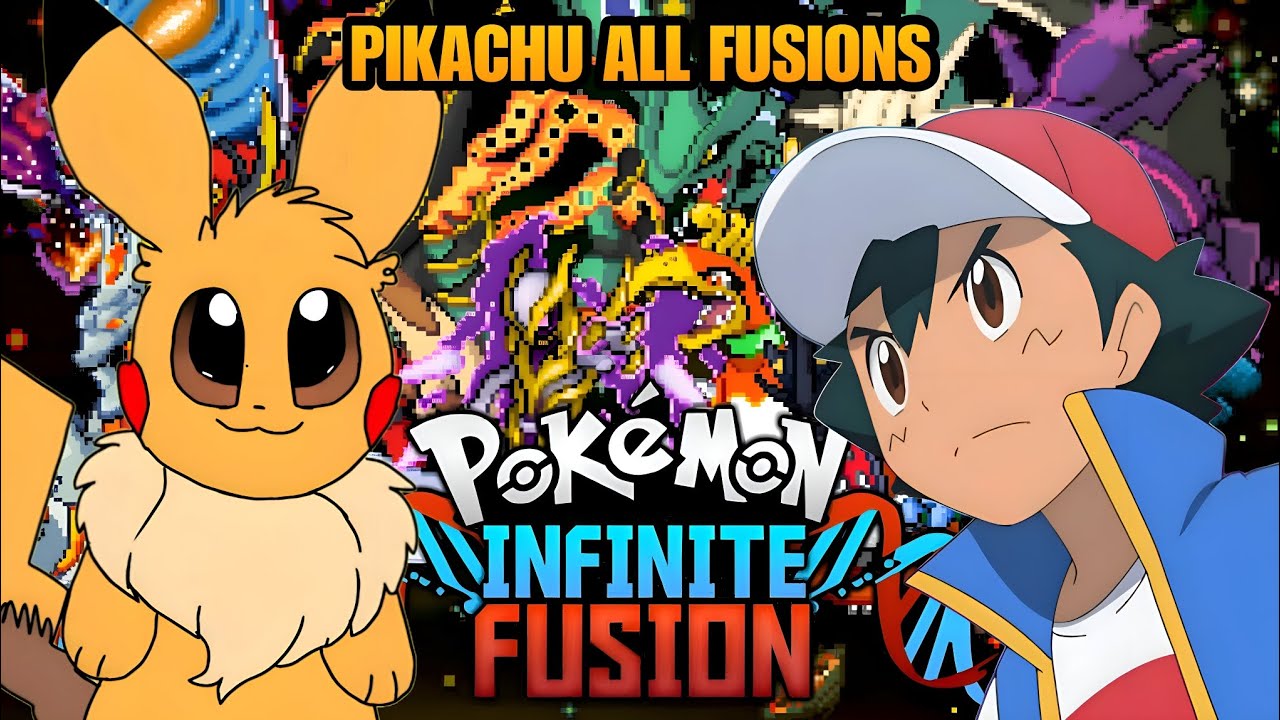 PIKACHU'S ALL FUSIONS WITH GEN - 1 POKEMON || POKÉMON INFINITE FUSION ...