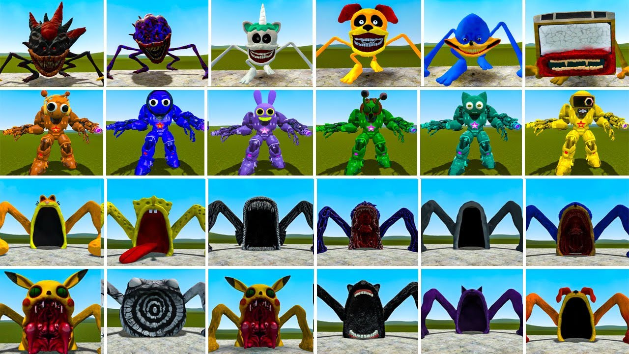 New Evolution of Shin Sonic, Mecha Titan & Sea Eater in Garry’s Mod ...