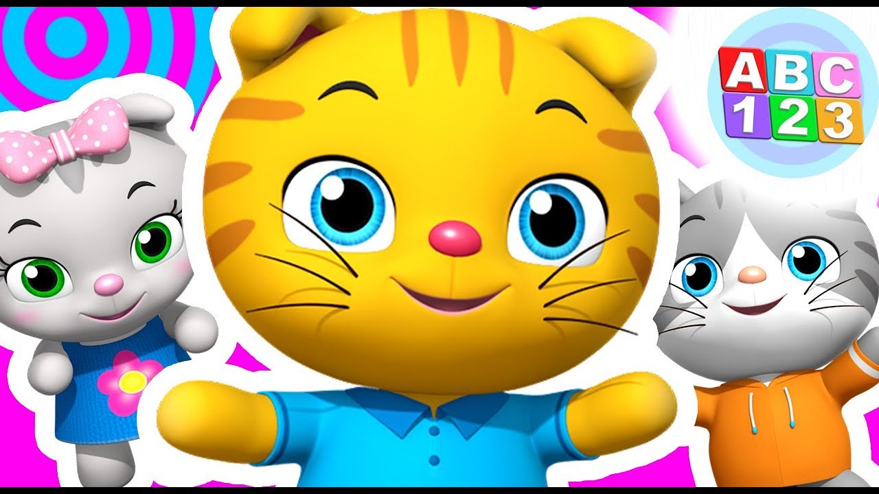 3 Little Kittens | Cute Animal Counting Song!!! | Nursery Rhyme For ...
