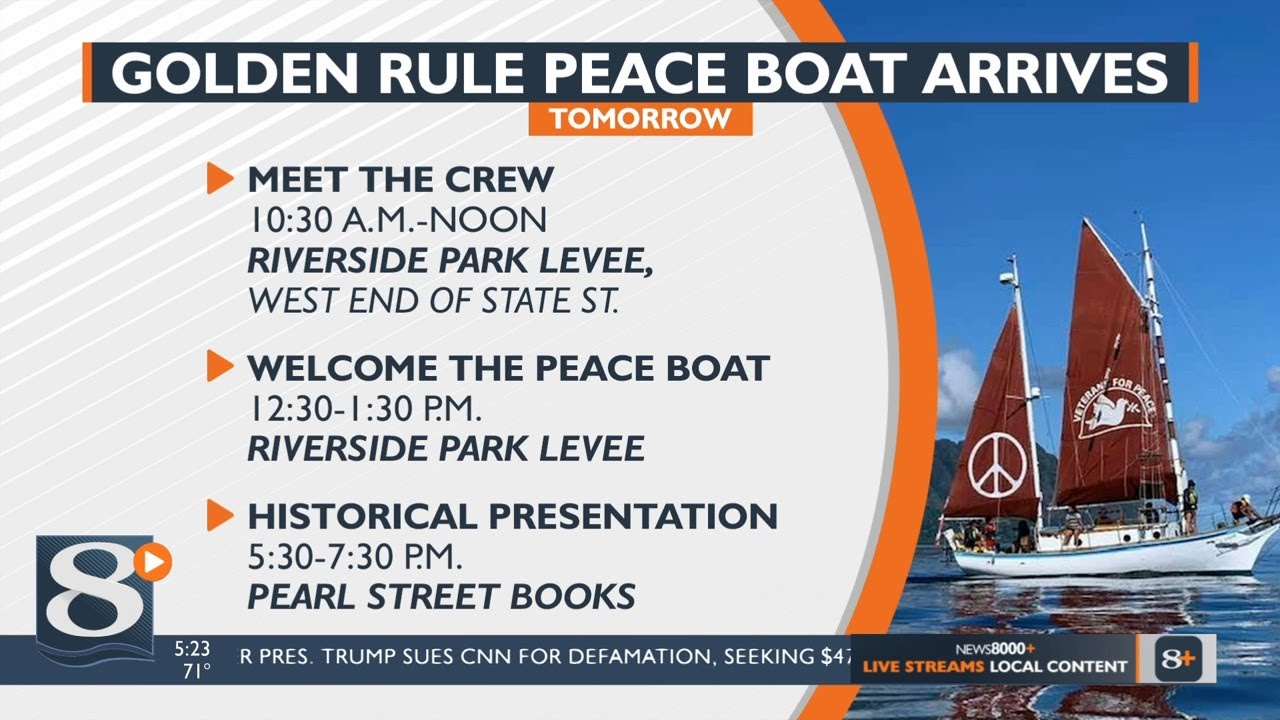 'Golden Rule' peace boat makes its way to La Crosse - YouTube