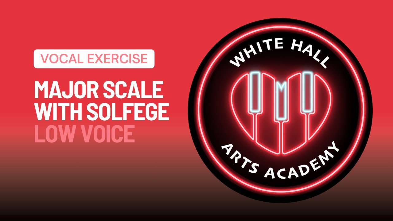 Major Scale Vocal Exercise - Low Voice - YouTube
