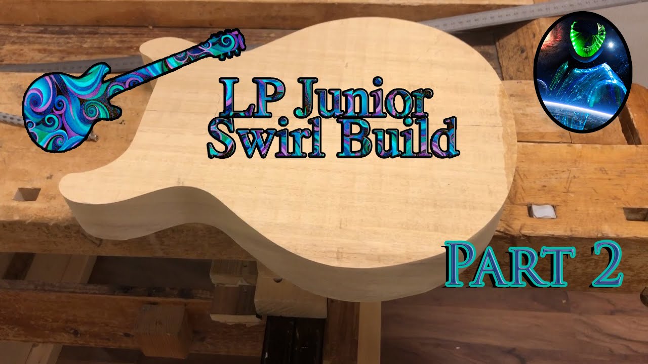 To the Bandsaw - LP Junior swirl guitar build Part 2 - YouTube