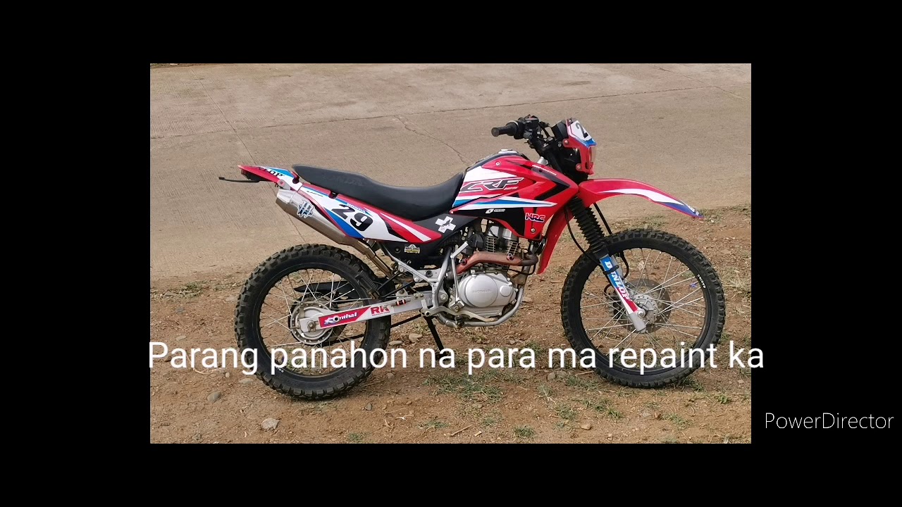 Repainting my XR125L (DIY) - YouTube