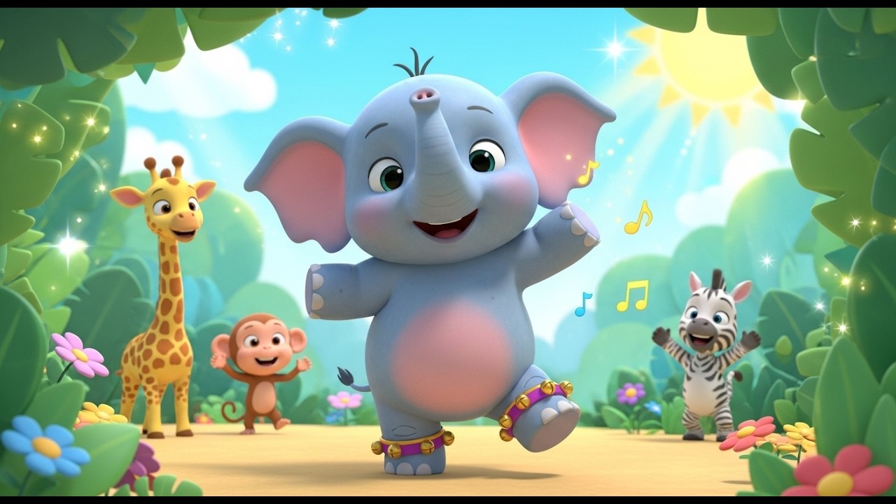 Jungle Rhymes for Kids || Baby Animals Dance Party - YouTube
