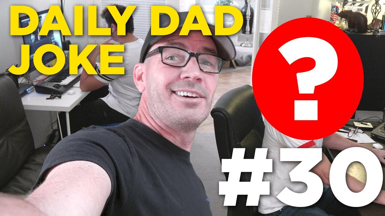 Daily Dad Joke #30 - First Collab with MYSTERY Guest!!!!! - YouTube