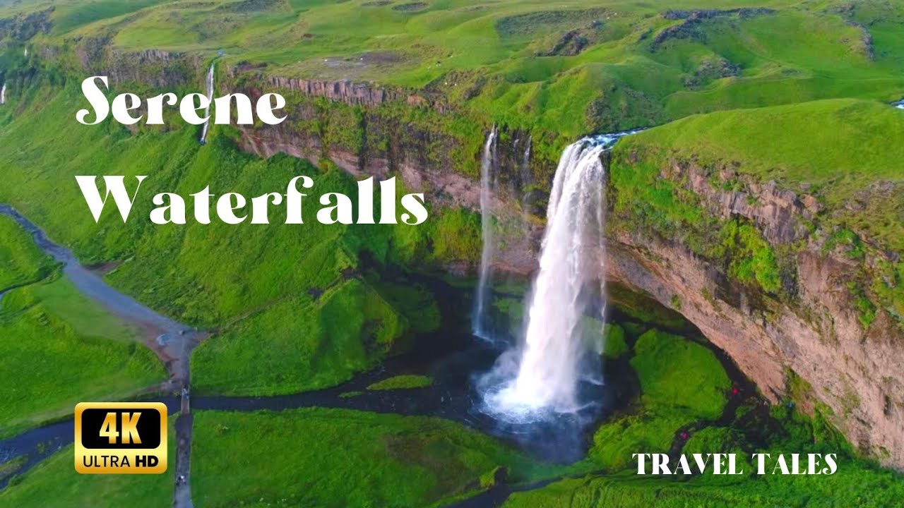 Serene Waterfalls [4K] #scenicviews #waterfall #serene #calm #peace ...