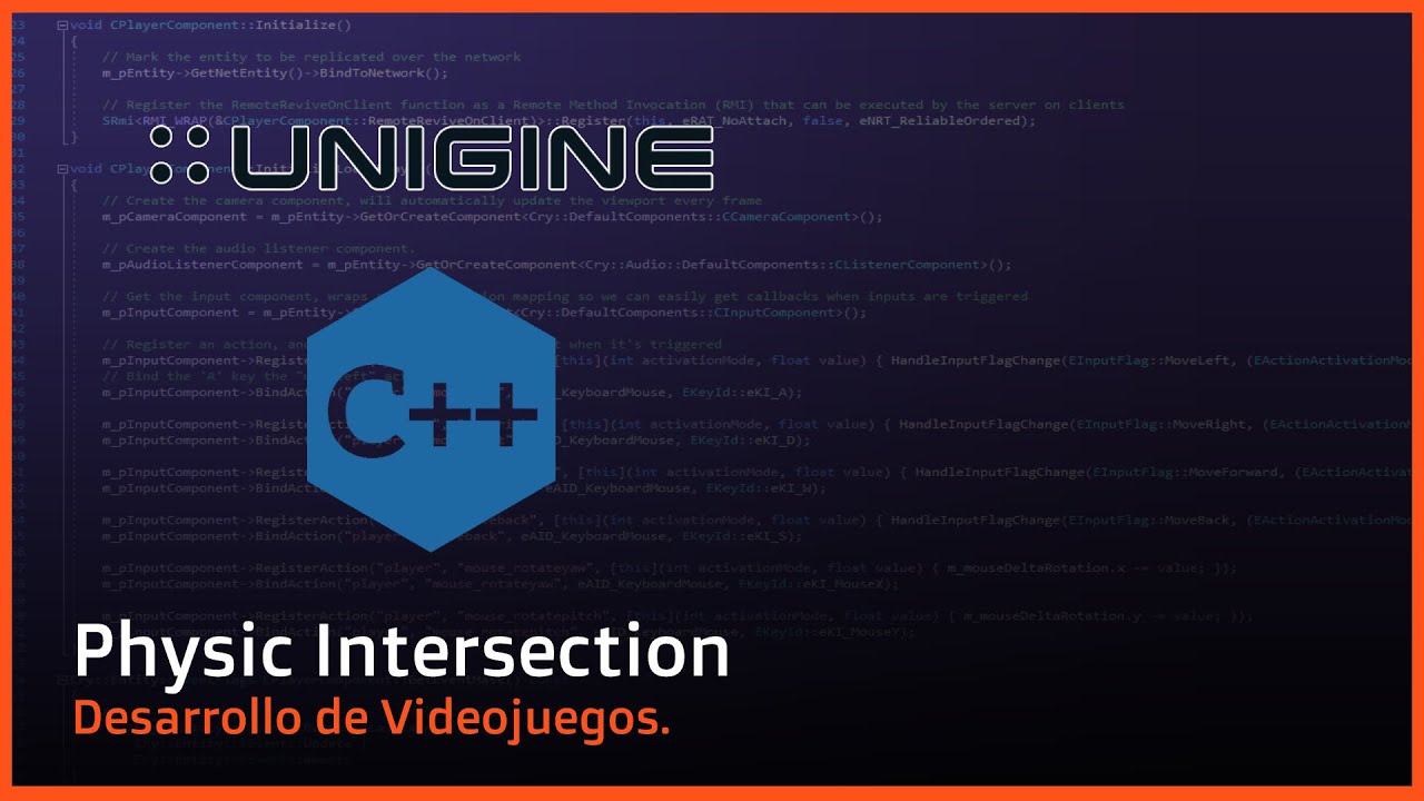 Introducción a Unigine Engine 2 y C++ - Physics Intersection. - YouTube