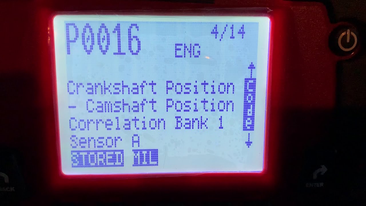 Código P016. Y mal funcionamiento de motor - YouTube