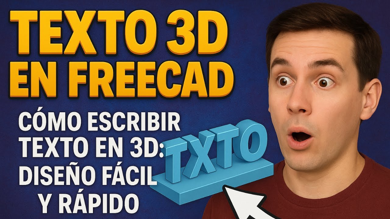 Texto 3D en FreeCAD - Cómo Escribir Texto en 3D: Diseño Fácil y Rápido ...
